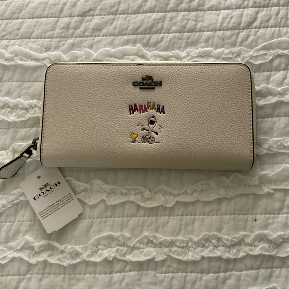 Coach | Bags | Coach Snoopy Accordion Long Wallet | Poshmark